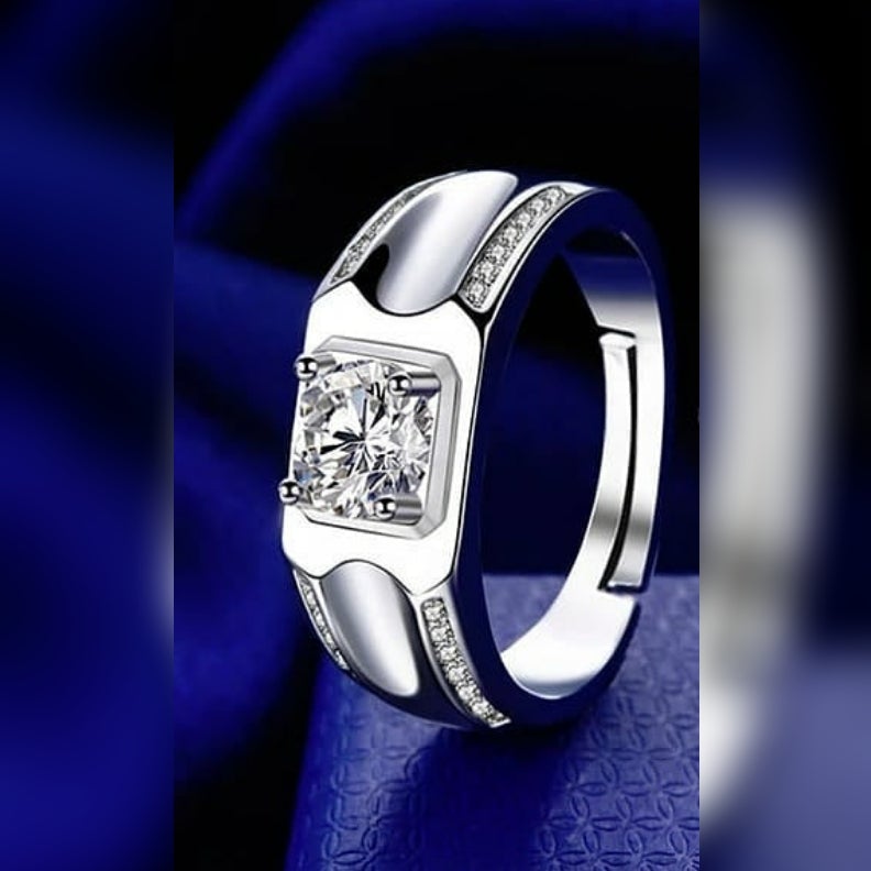 Luxury Classique Silver Men Ring – GIFTED BEAUTY®️